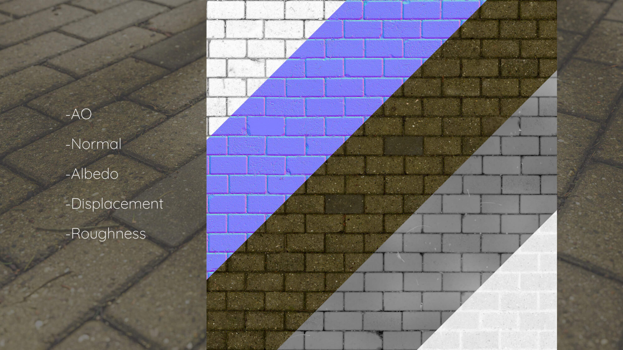 High-Resolution Seamless Brick Floor PBR Texture
