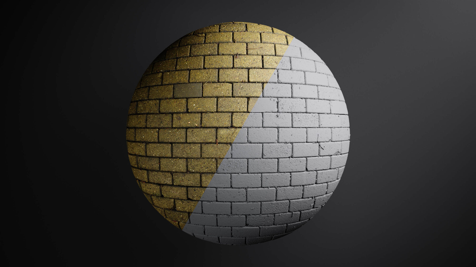 High-Resolution Seamless Brick Floor PBR Texture
