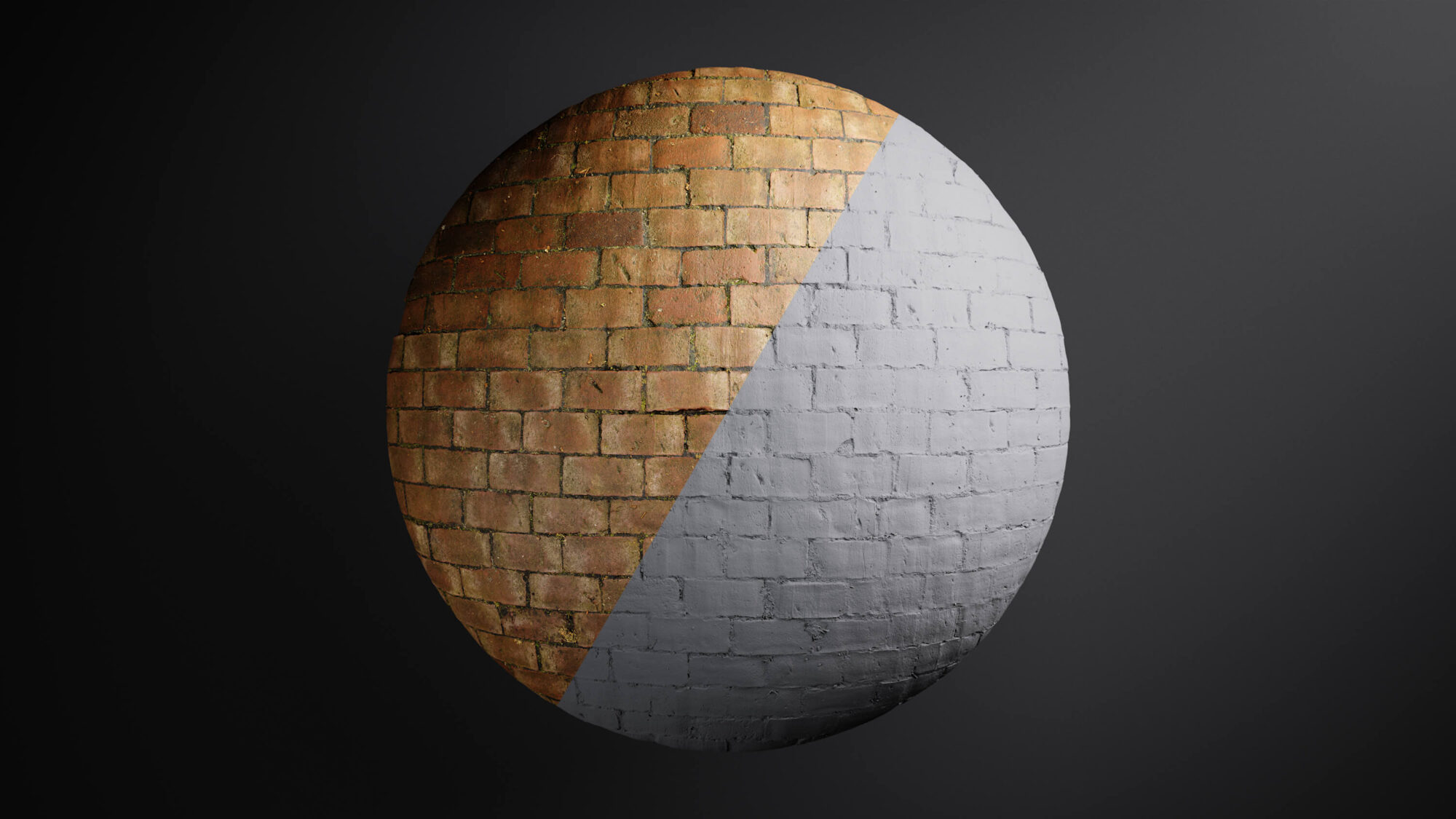 High-Resolution Seamless Brick Floor PBR Texture