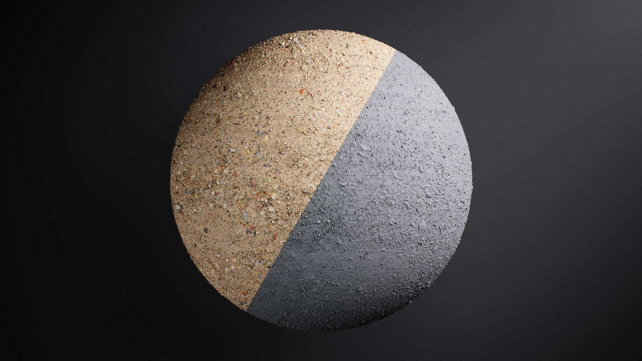 Construction Gravel 01 Seamless PBR Texture
