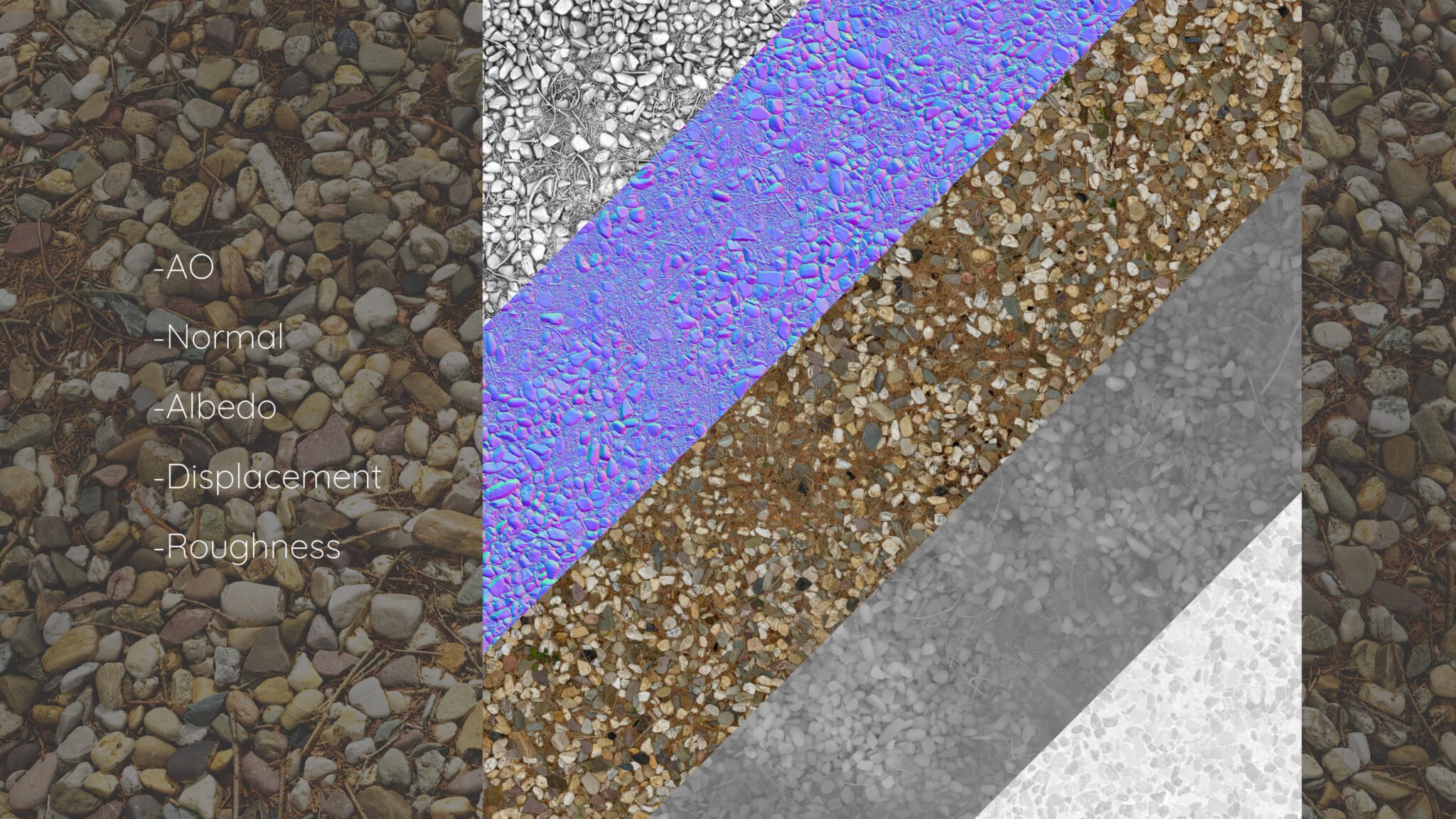 Pebble Floor 01 Seamless PBR Texture
