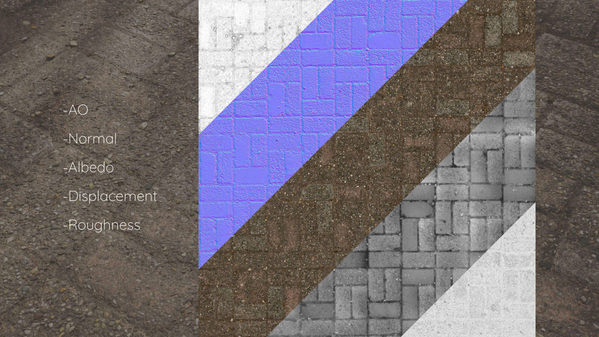 Patterned Pavement 01 Seamless PBR Texture