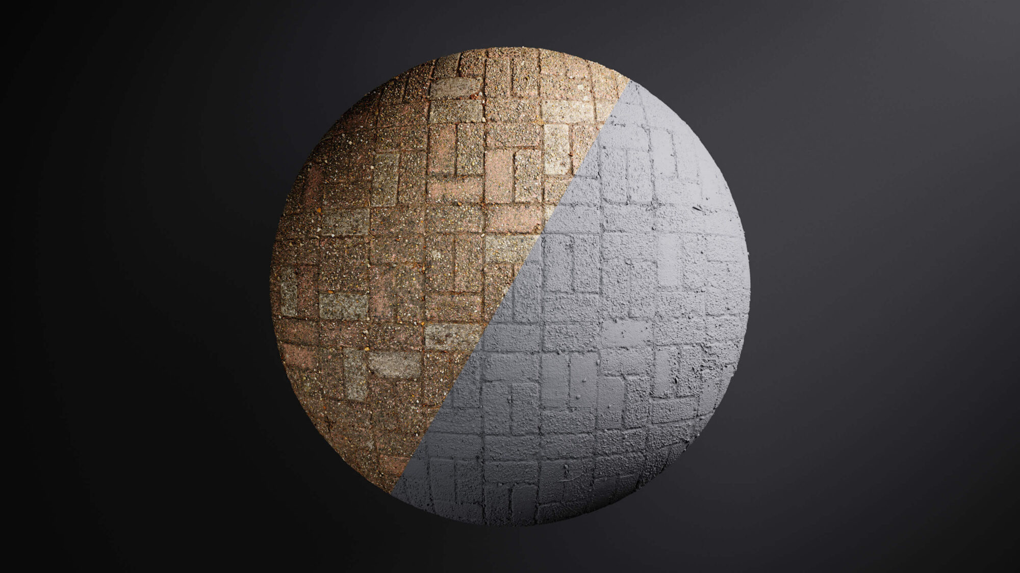 Patterned Pavement 01 Seamless PBR Texture