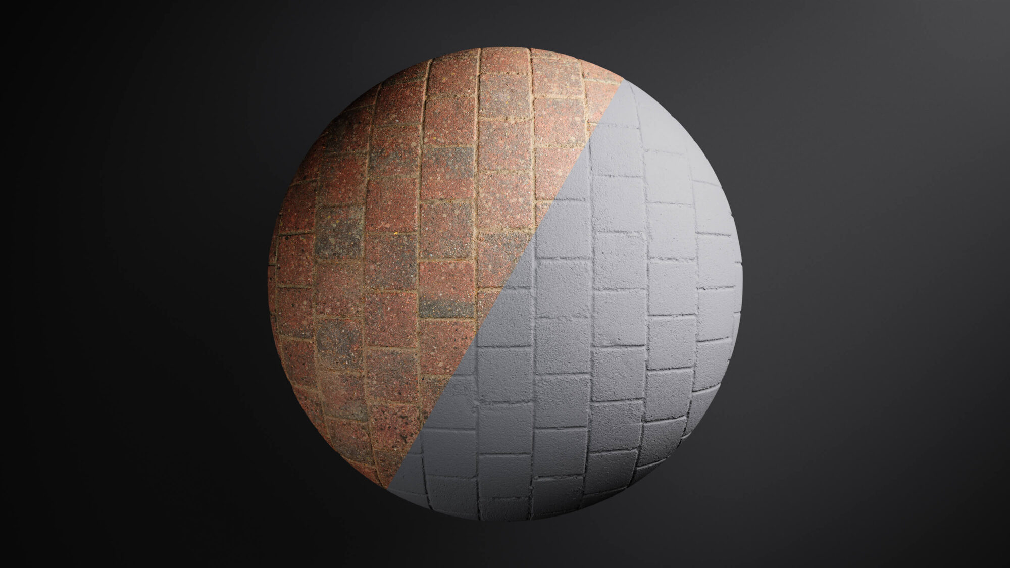 High-Resolution Seamless Square Tiles PBR Texture