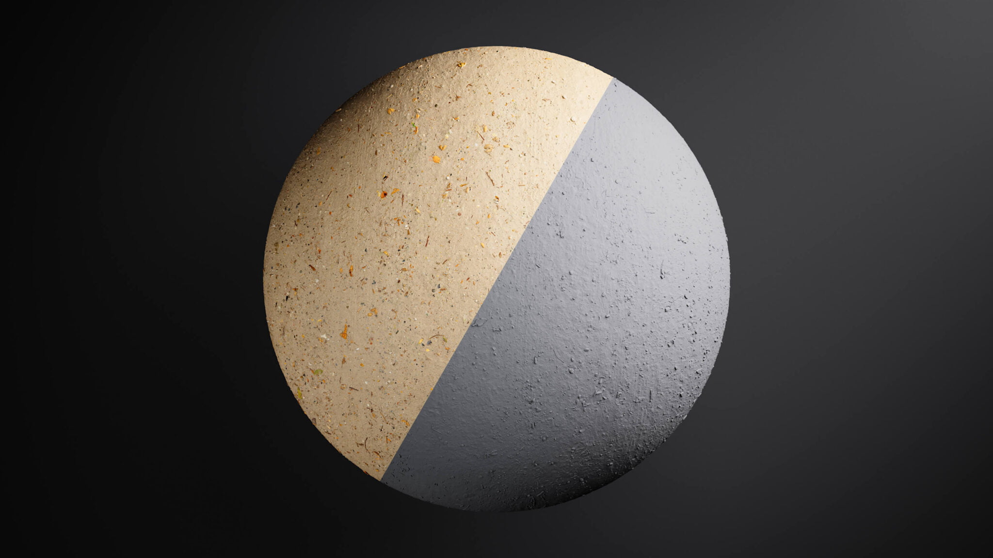 High-Resolution Seamless Sand Road PBR Texture