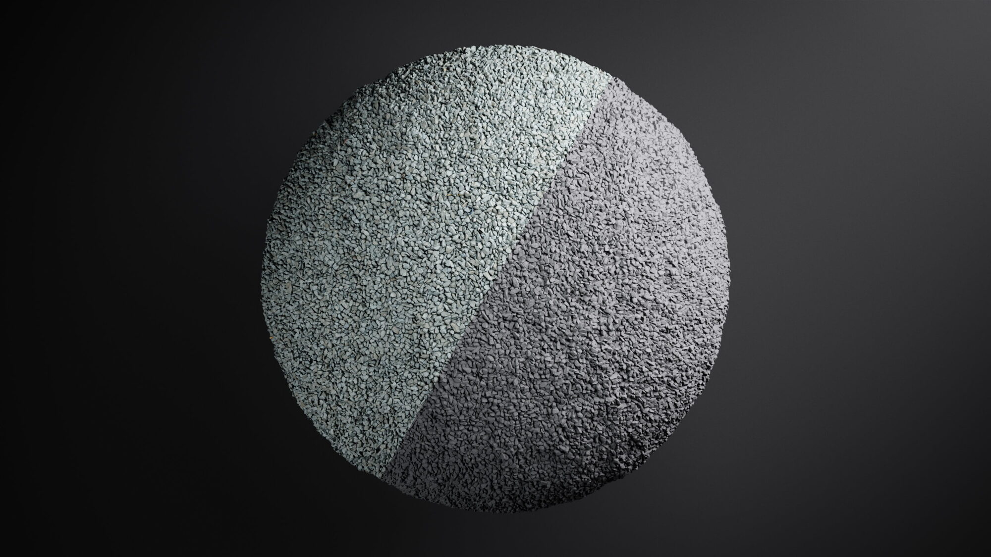 High-Resolution Seamless Gravel Floor PBR Texture