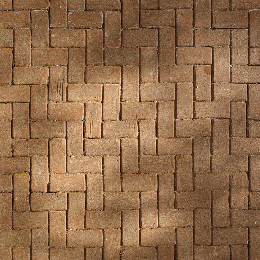 High-Resolution Seamless Herringbone Brick Floor PBR Texture
