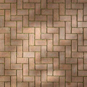 High-Resolution Seamless Herringbone Brick Floor PBR Texture