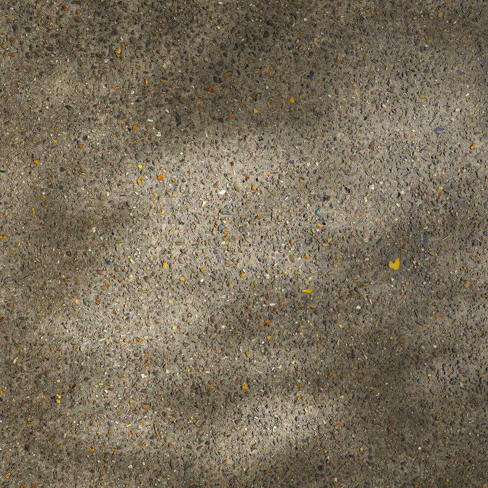 High-Resolution Seamless Concrete Floor PBR Texture
