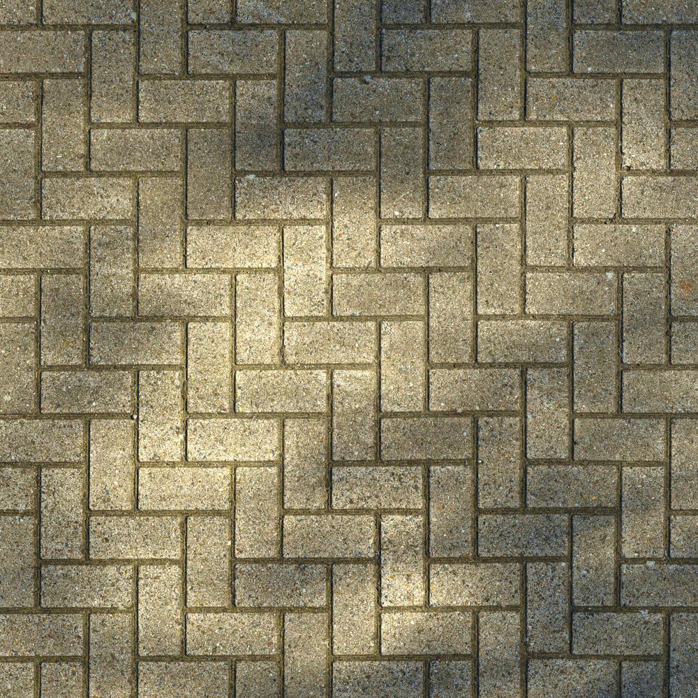 High-Resolution Seamless Herringbone Brick Floor PBR Texture