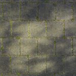 High-Resolution Seamless Concrete Tiles PBR Texture