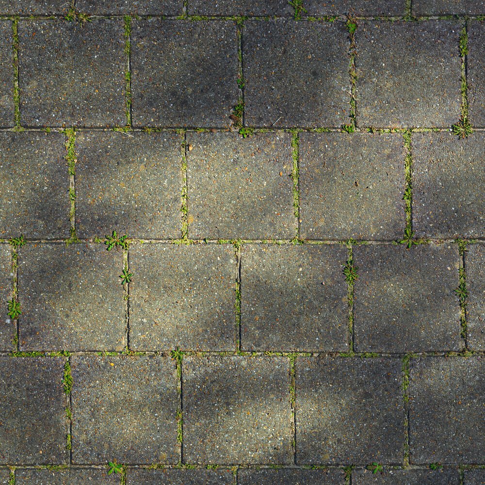 High-Resolution Seamless Concrete Tiles PBR Texture