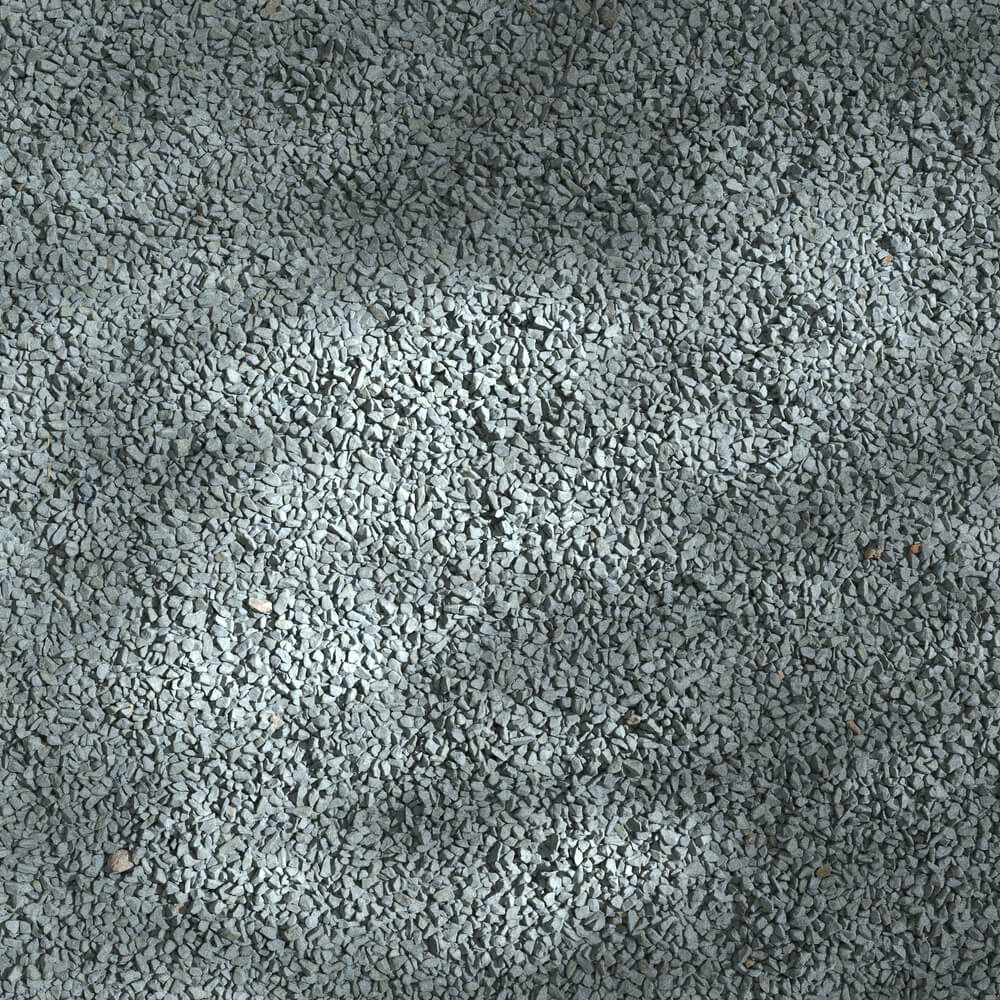 High-Resolution Seamless Gravel Floor PBR Texture