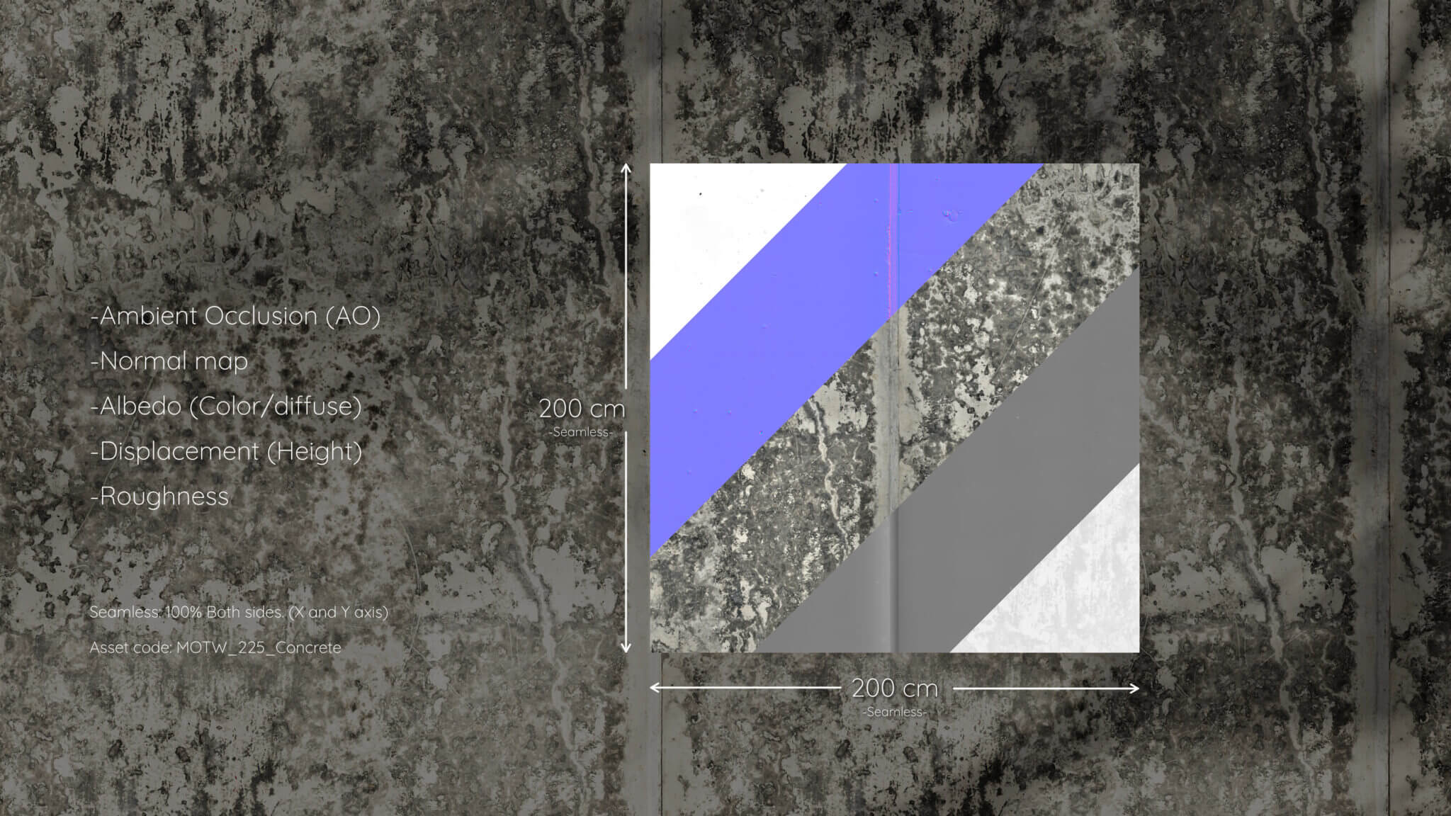 Seamless Concrete Texture | Materials of the World