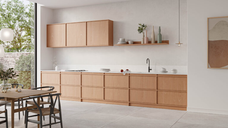 Beech Wood Veneer seamless PBR Texture