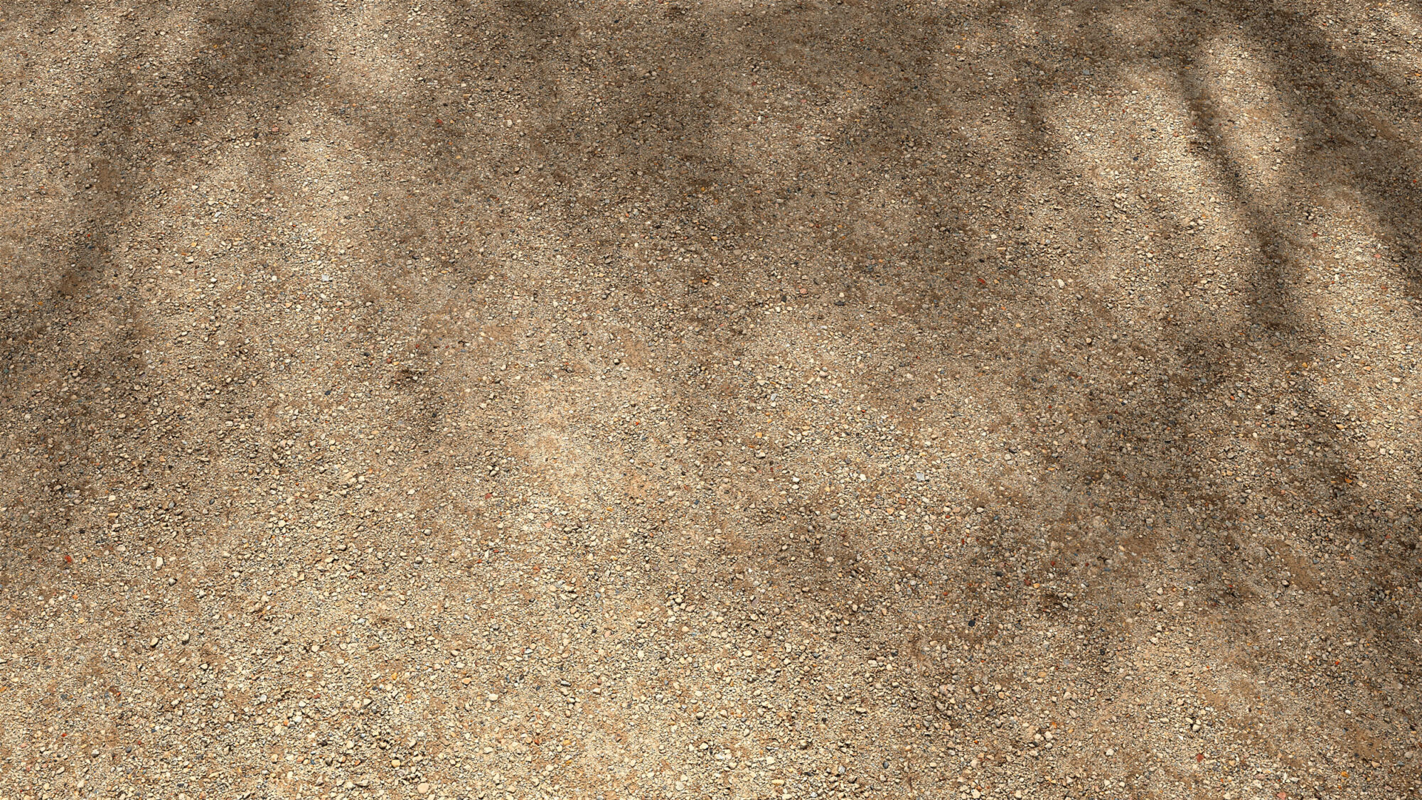 High-Resolution Seamless Construction Gravel PBR Texture