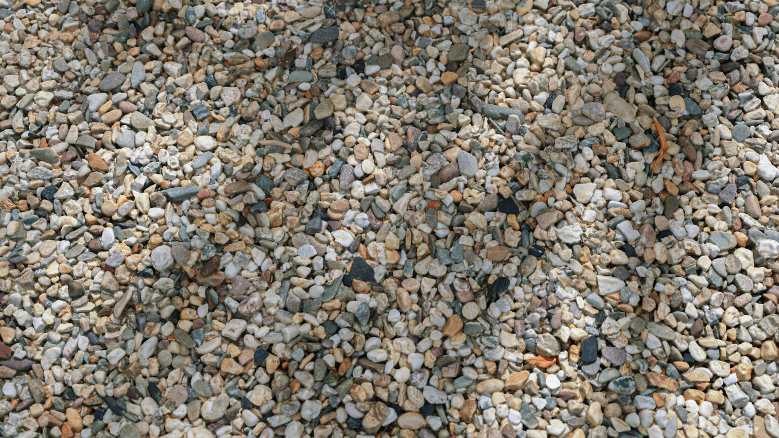 Seamless Pebble Ground Texture | Materials of the World
