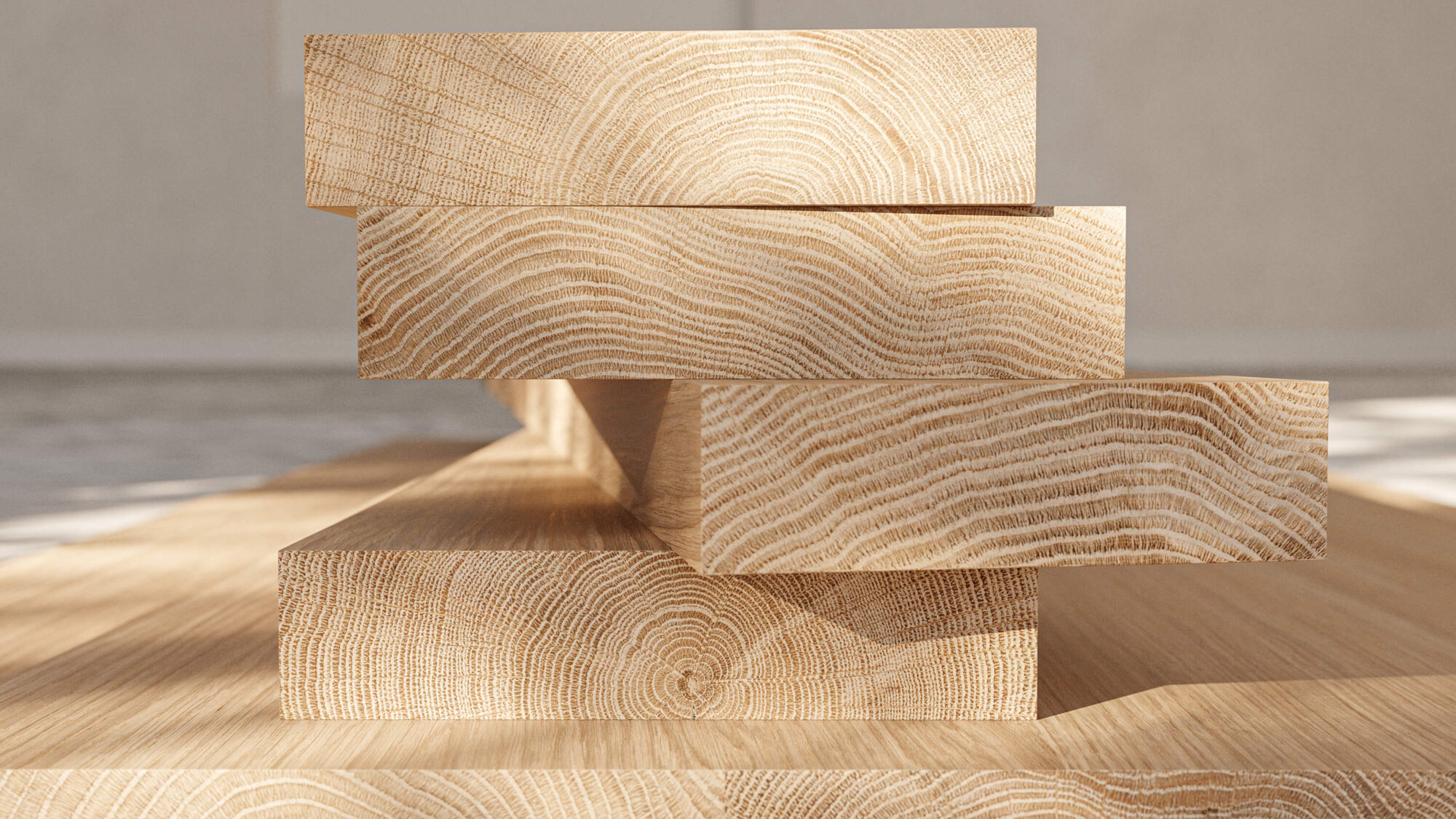 High Res Seamless oak wood end grain textures