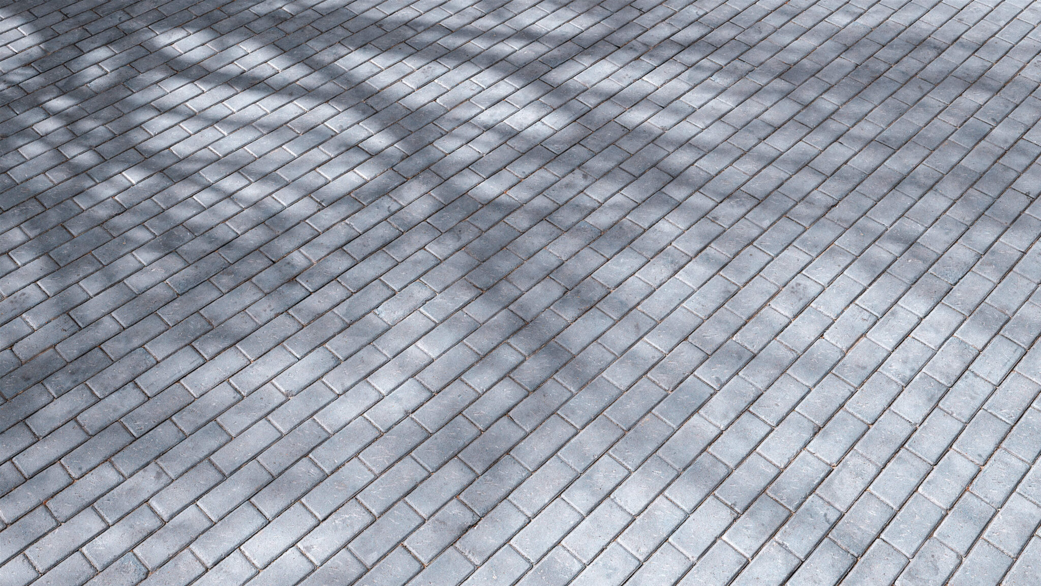 High-Resolution Seamless Brick Pavement Texture