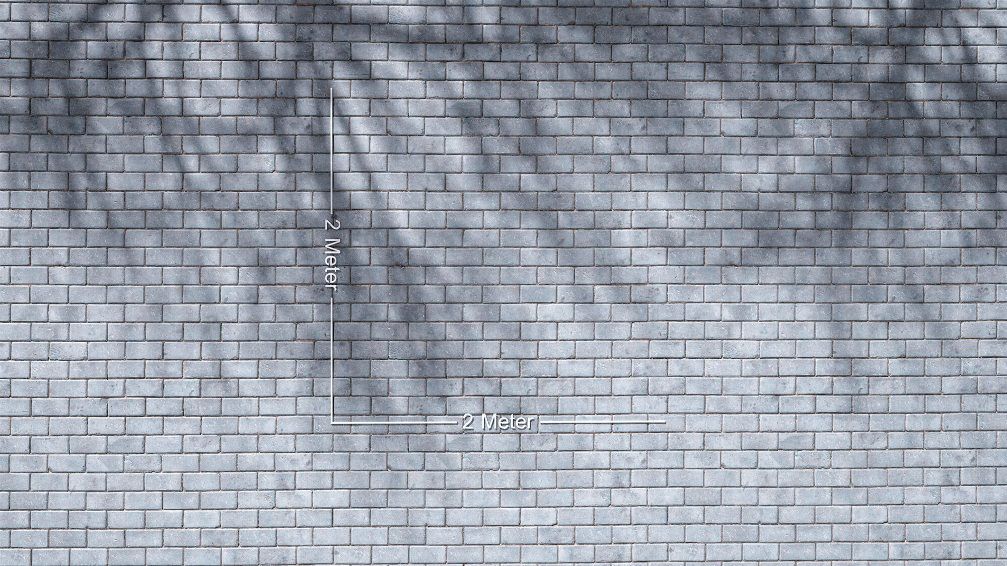 High-Resolution Seamless Brick Pavement Texture