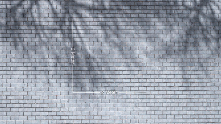 High-Resolution Seamless Brick Pavement Texture