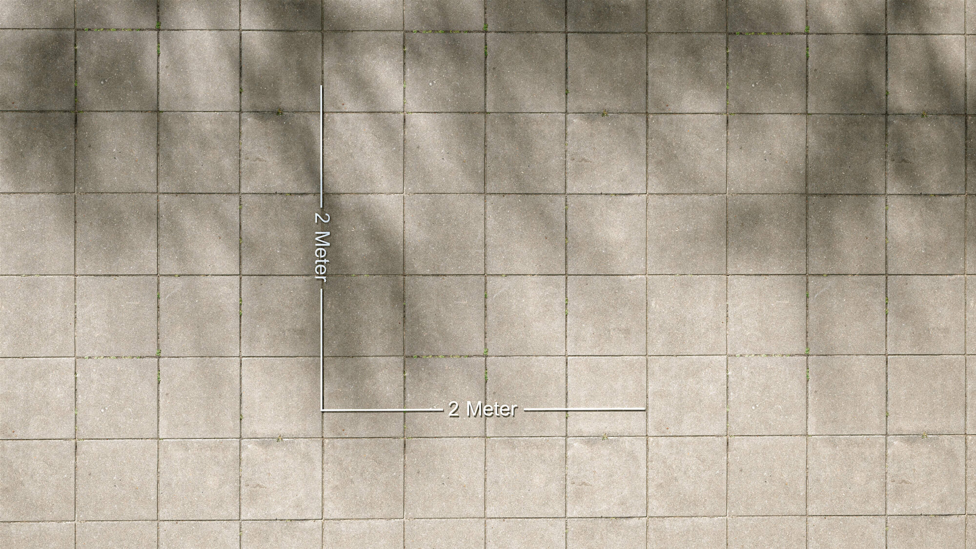 High-Resolution Seamless Concrete Tiles Pavement Texture