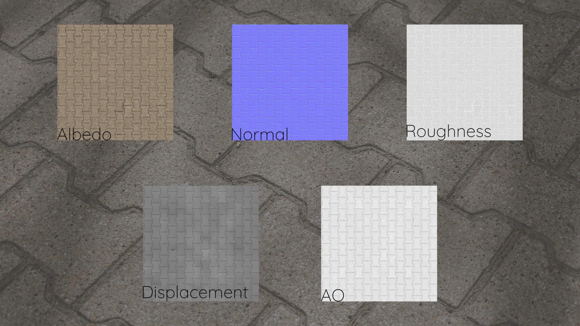 High-Resolution Seamless Pavement Texture