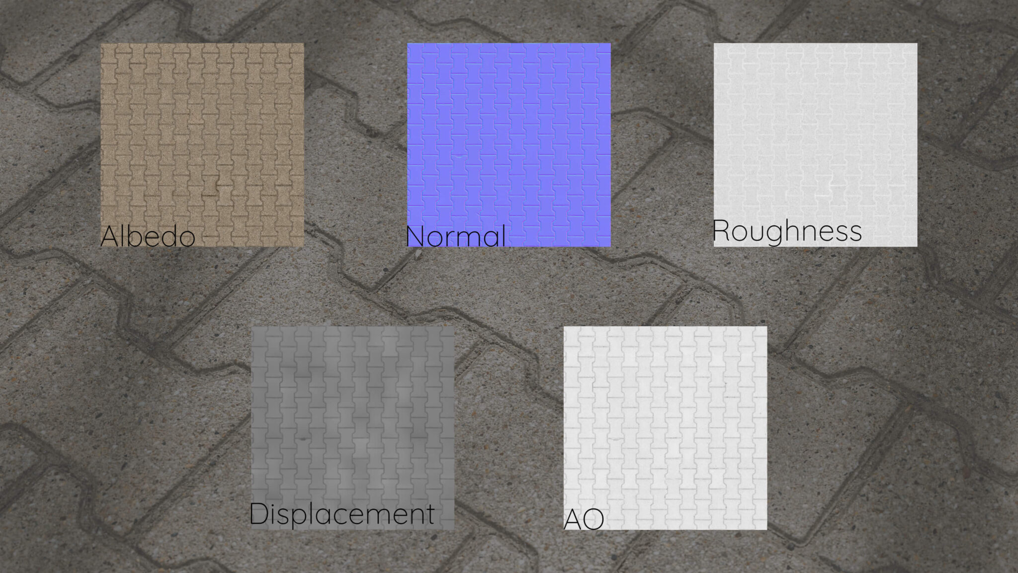 High-Resolution Seamless Pavement Texture
