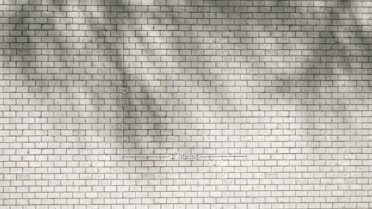 High-Resolution Seamless Brick Pavement Texture