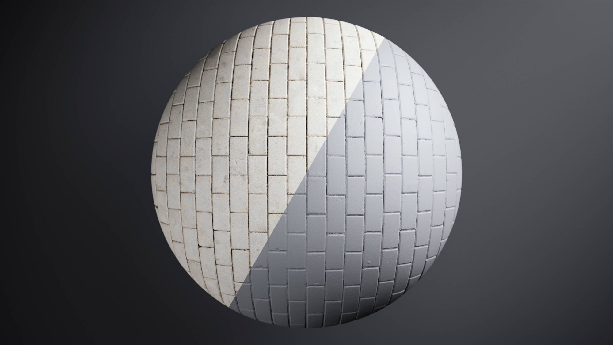Brick Pavement 04 Seamless PBR Texture