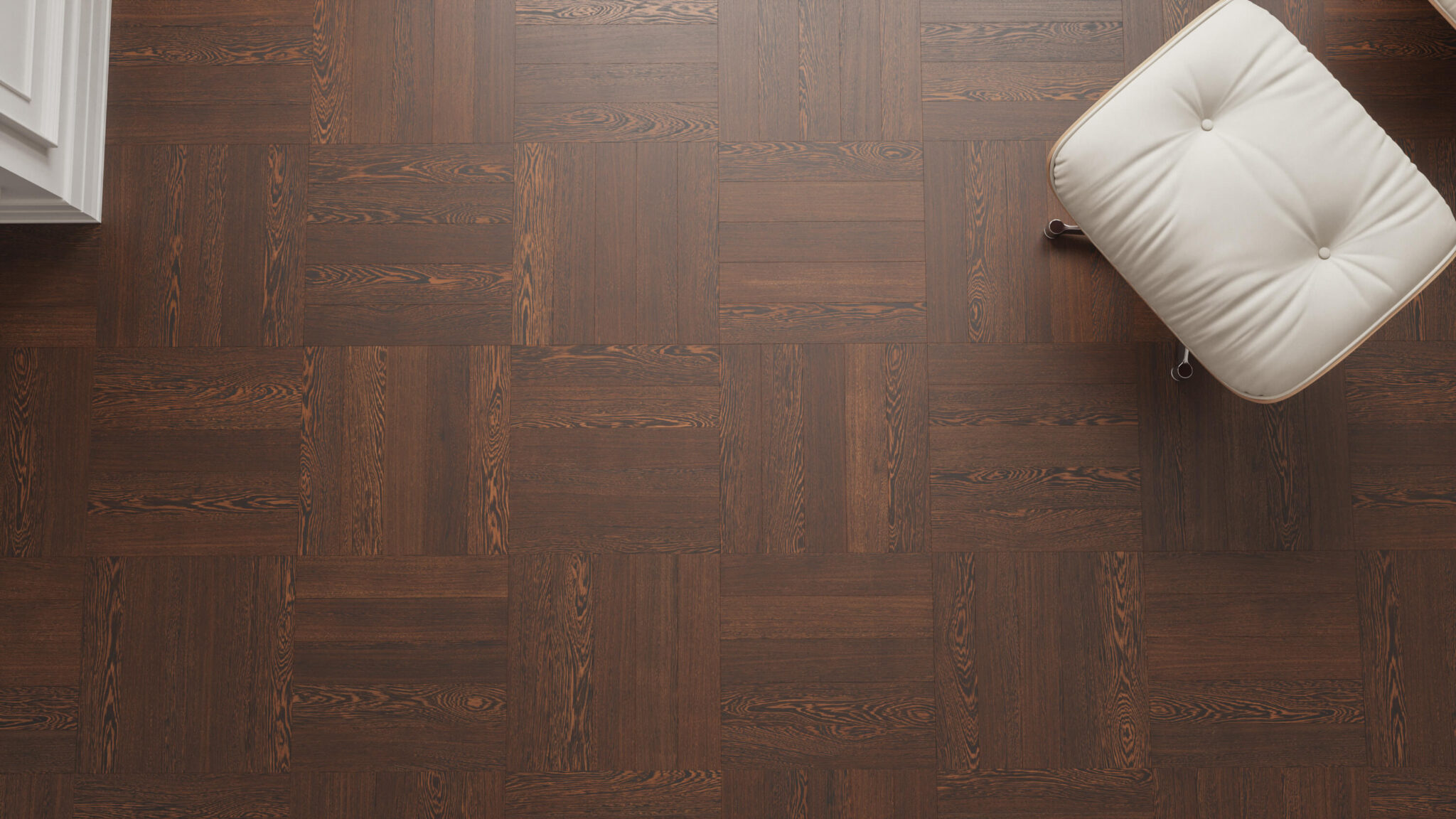 Seamless Wenge Wood Mosaic Floor Texture | Materials of the World