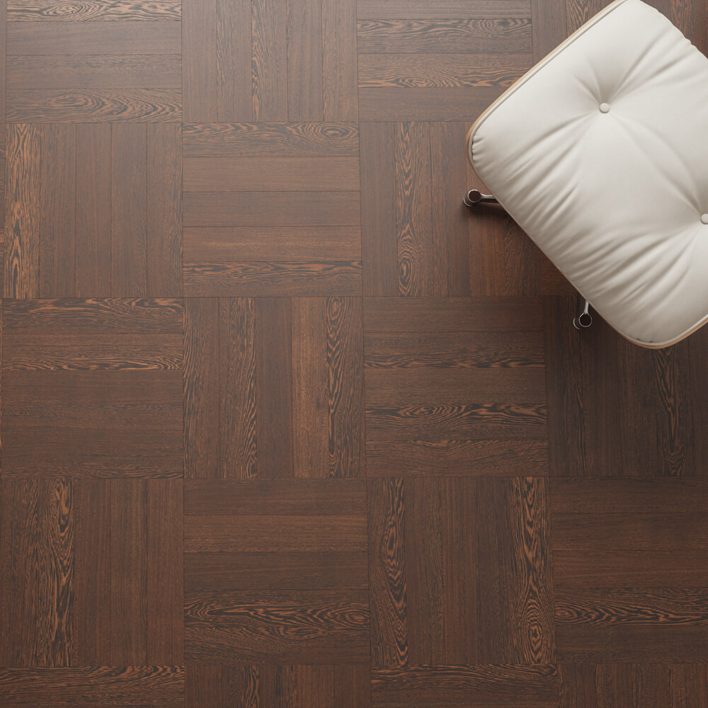 High Resolution Seamless wenge mosaic Floor Texture