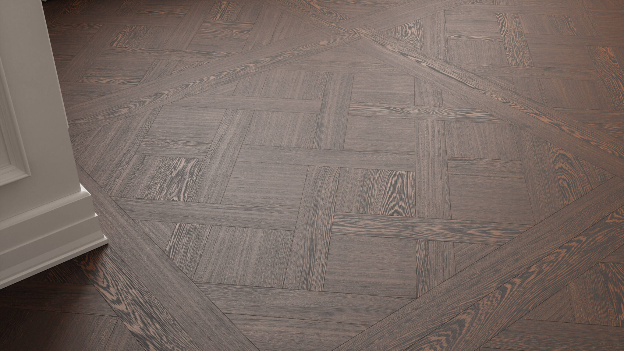 Seamless Wenge Wood Versailles Floor Texture | Materials of the World