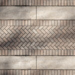 Seamless Paved Sidewalk