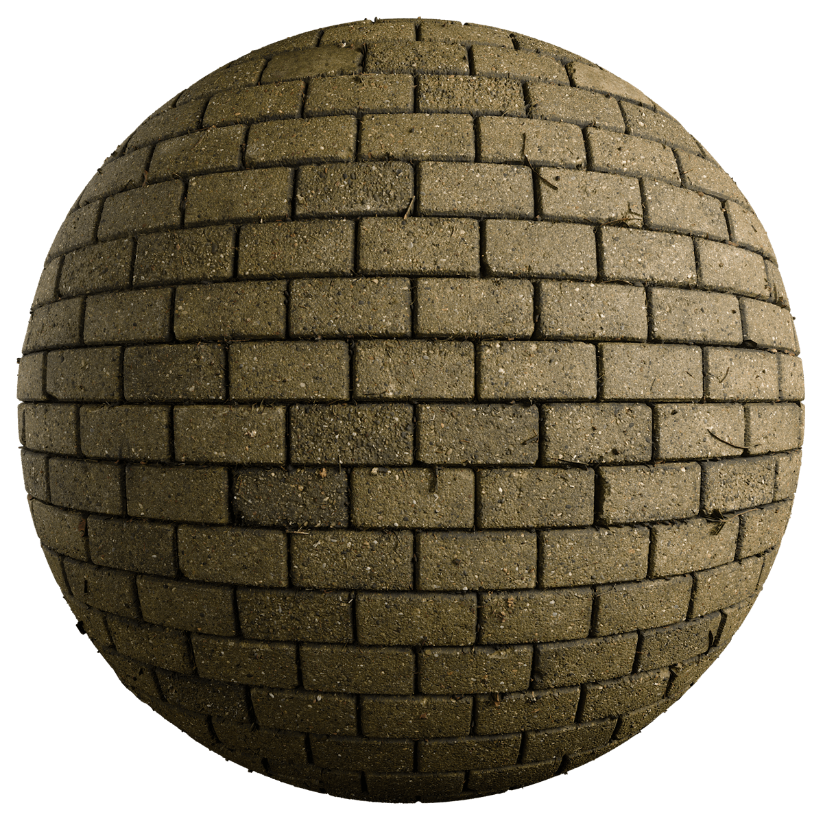 Brick Pavement 01 Seamless PBR Texture