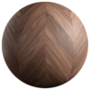 Seamless Walnut Wood Chevron Floor Texture | Materials of the World