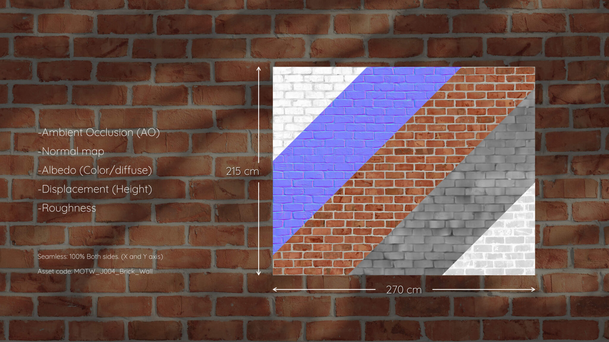 Seamless Brick Wall Texture | Materials of the World