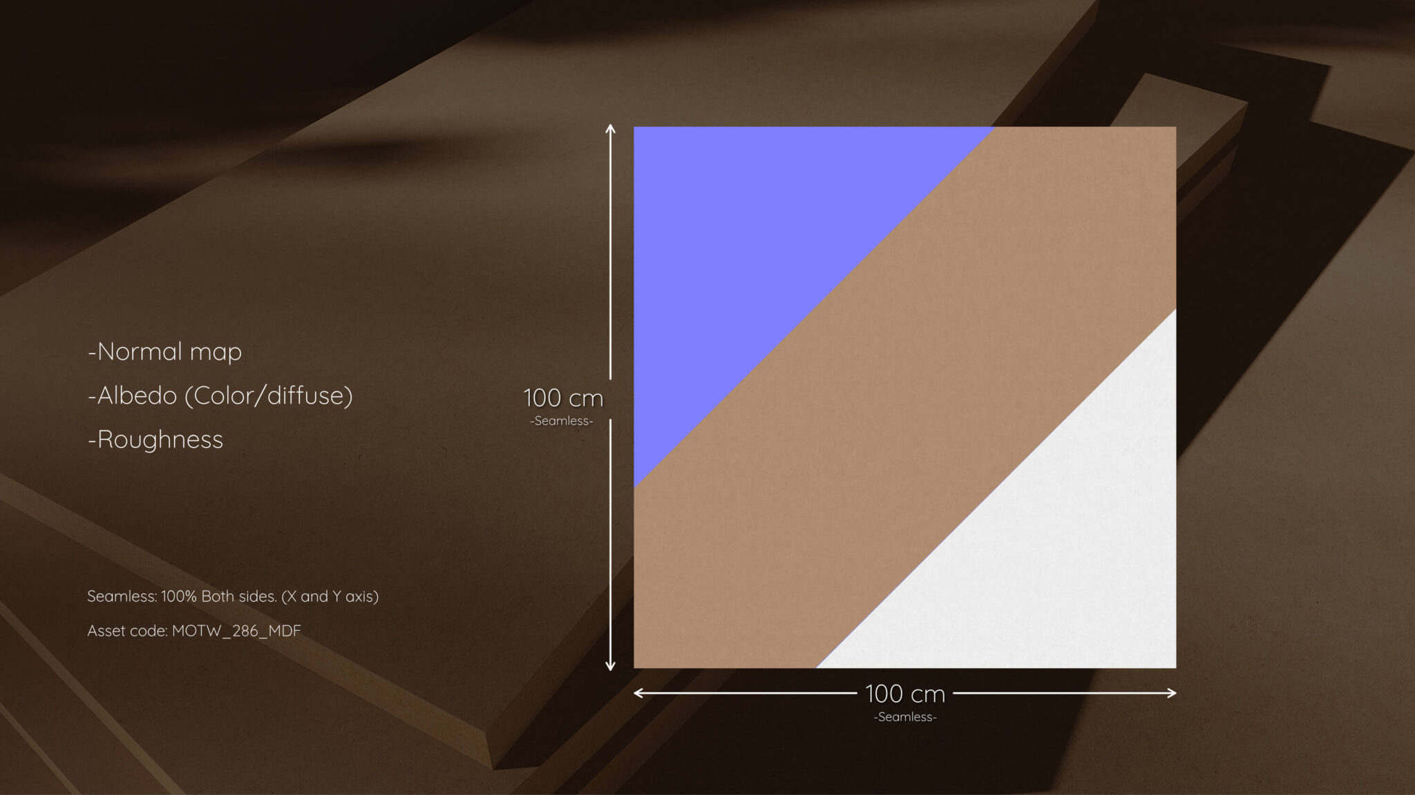 Seamless MDF Wood Texture | Materials of the World