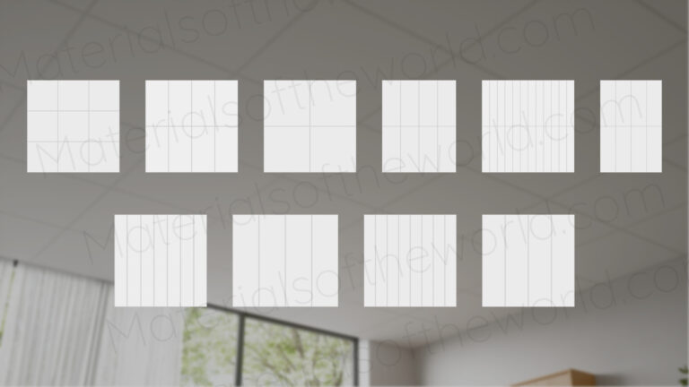 Seamless Suspended Ceiling Textures | Materials of the World