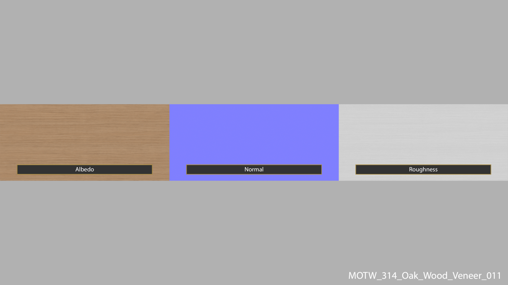 Seamless Oak Wood Veneer Texture | Materials of the World