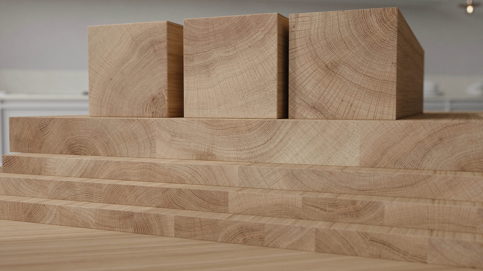 Seamless Oak Wood End grain Texture | Materials of the World