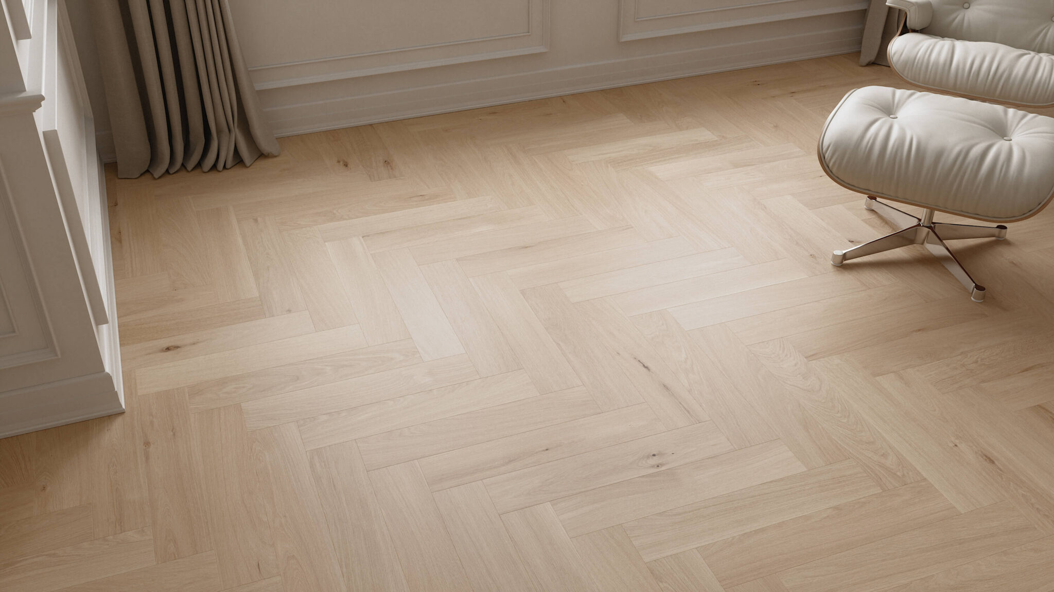 Seamless Oak Wood Herringbone Floor Texture | Materials of the World