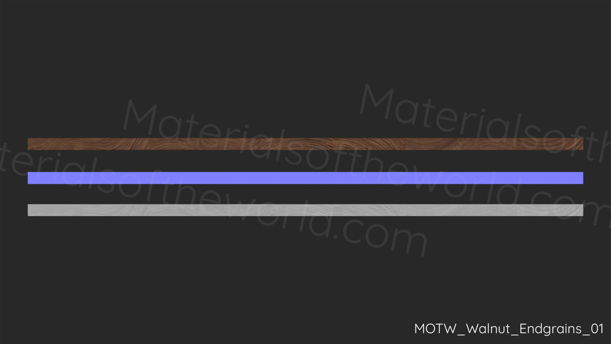 Seamless Walnut Wood End grain Textures | Materials of the World